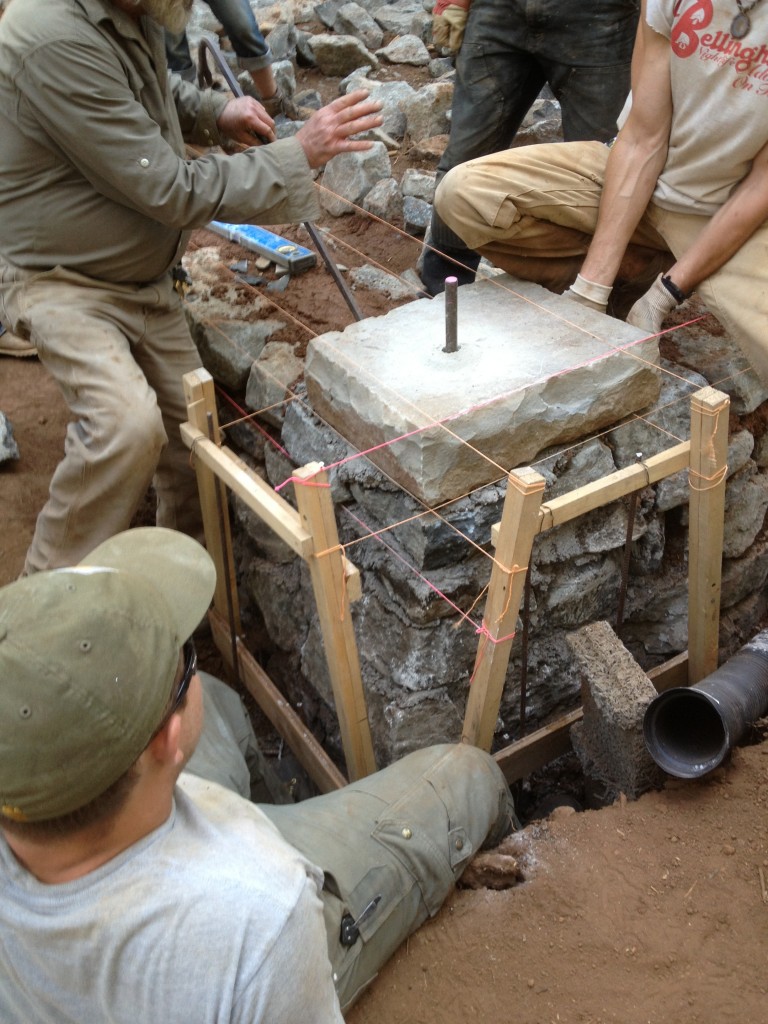 Building a Stone Foundation | This Cob House